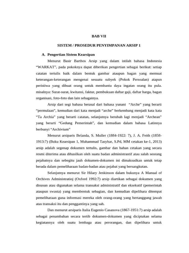 BAB VII Administrasi Dan Arsip | PDF