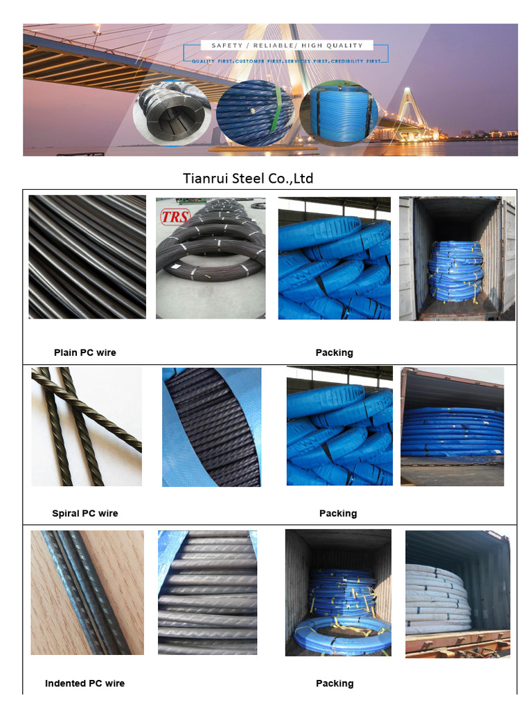Tianrui Steel Catalogue-Tracy | PDF