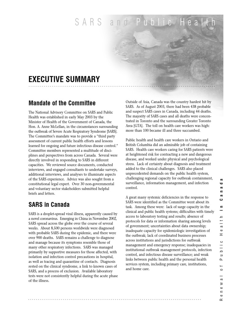 exsum-e | PDF | Public Health | Infection