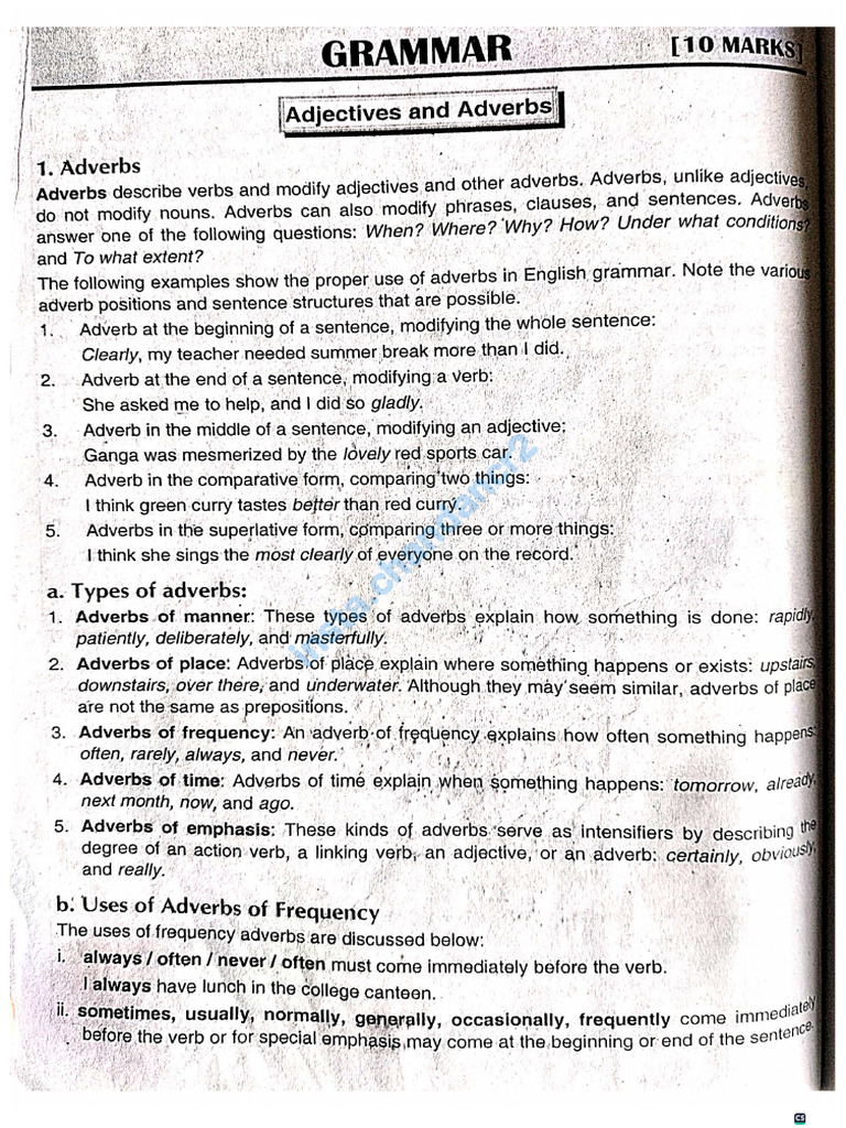 12 Old Is Gold Grammar Solution | PDF