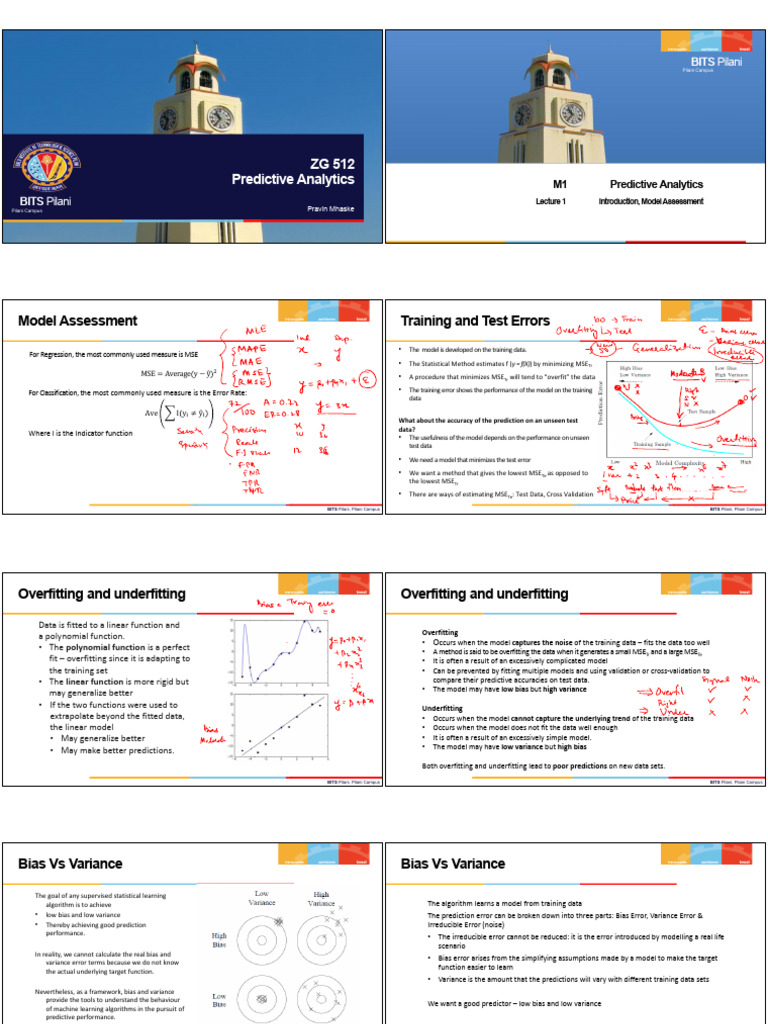 PA DL Consolidated | PDF | Cross Validation (Statistics) | Regression Analysis