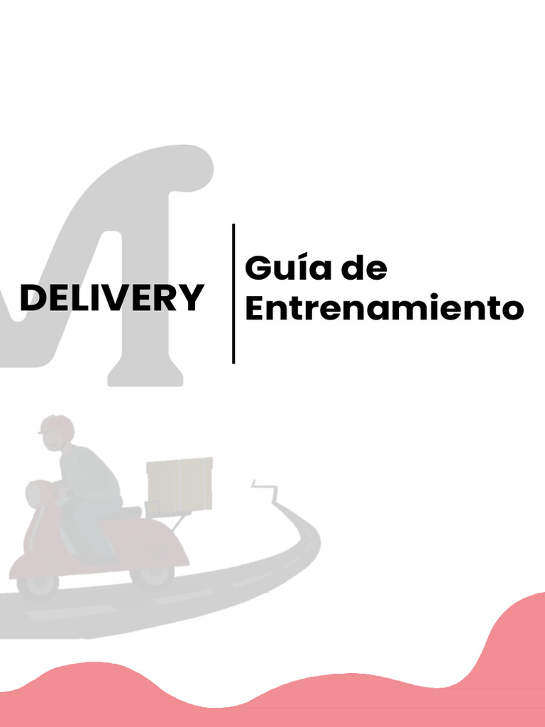 Guía de Entrega de Productos Delivery | PDF | Entrega (Comercio) | Cocina