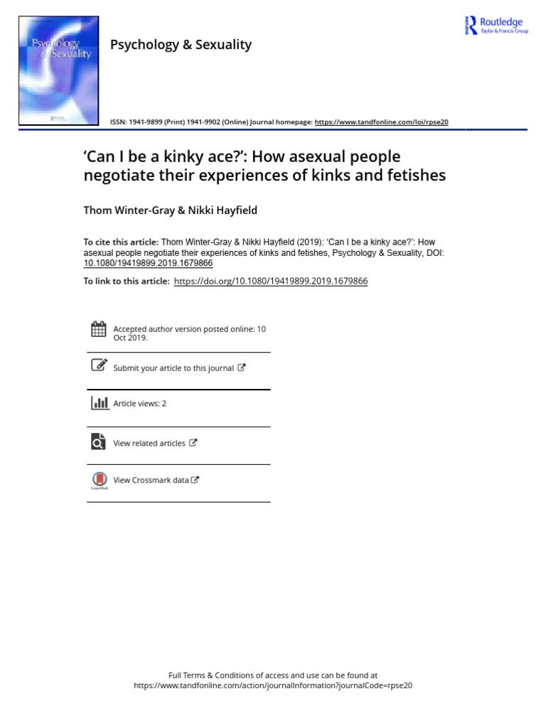 Asexuality and Kink Exploration | PDF | Bdsm | Human Sexual Activity