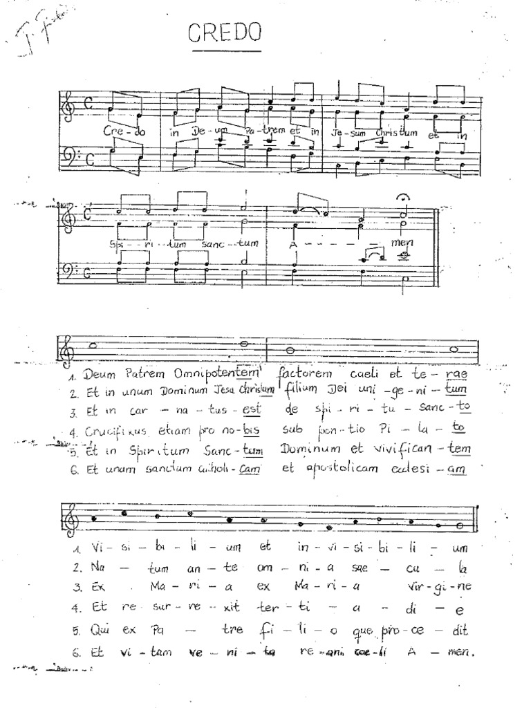 Credo in Deum Patrem-2 - 123329 | PDF