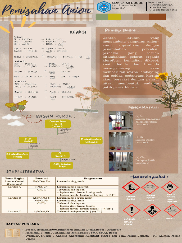 Pemisahan Anion | PDF
