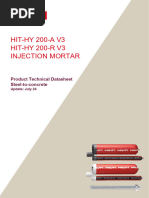 Hilti AM Threaded Rod | PDF | Concrete | Washer (Hardware)