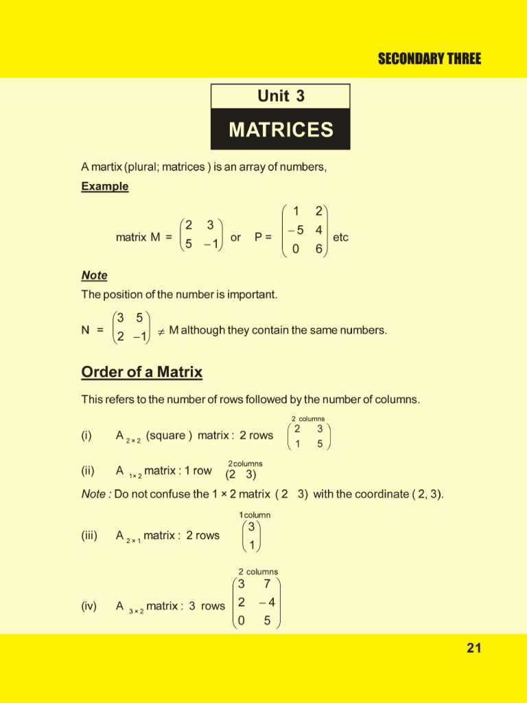 S3 Maths Unit 3 | PDF