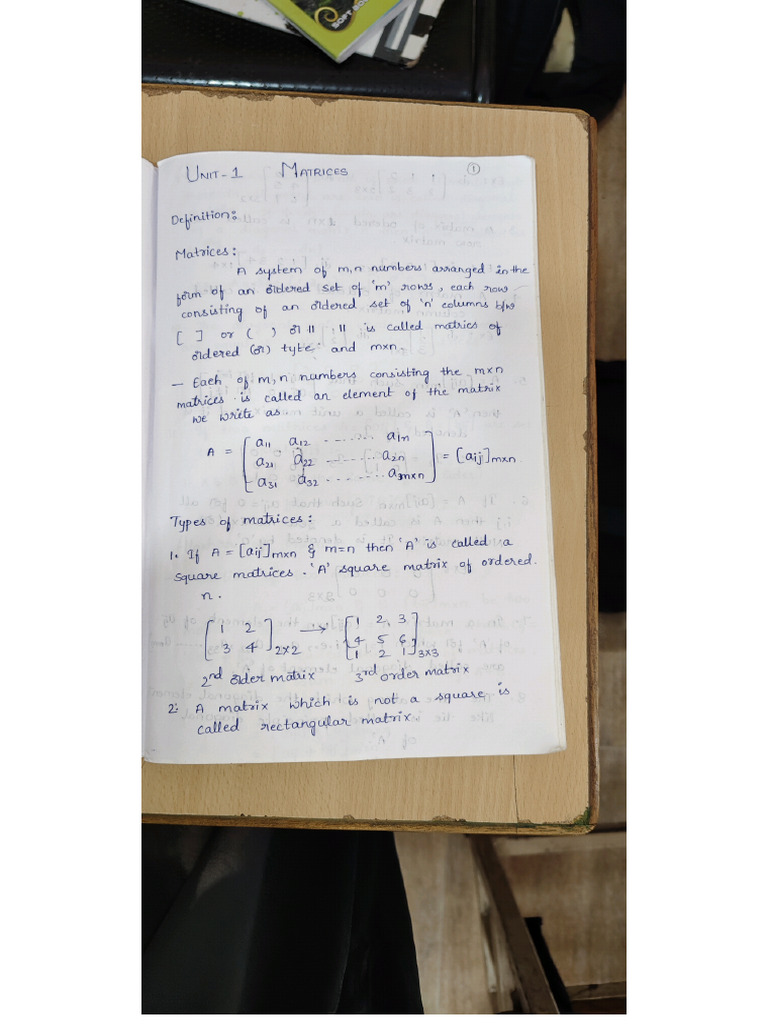 MATHS UNIT 1 COMPLETE NOTES | PDF