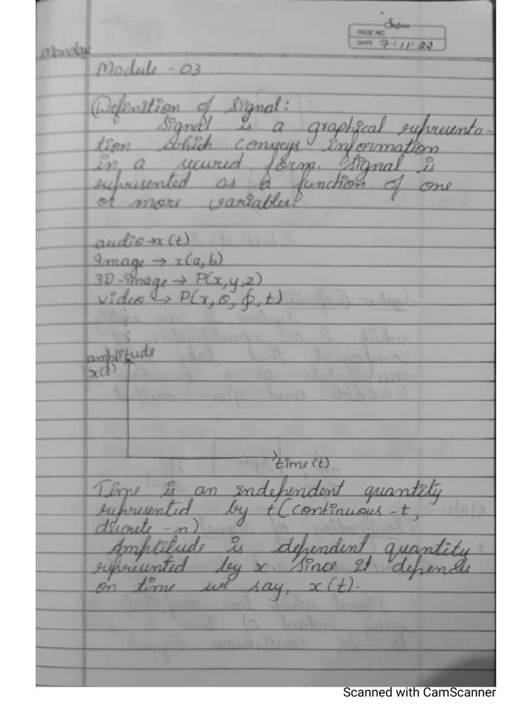 BSP MODULE 4 SignalIntroduction | PDF