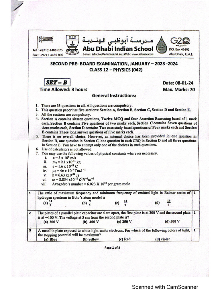 Physics PB2 Set | PDF