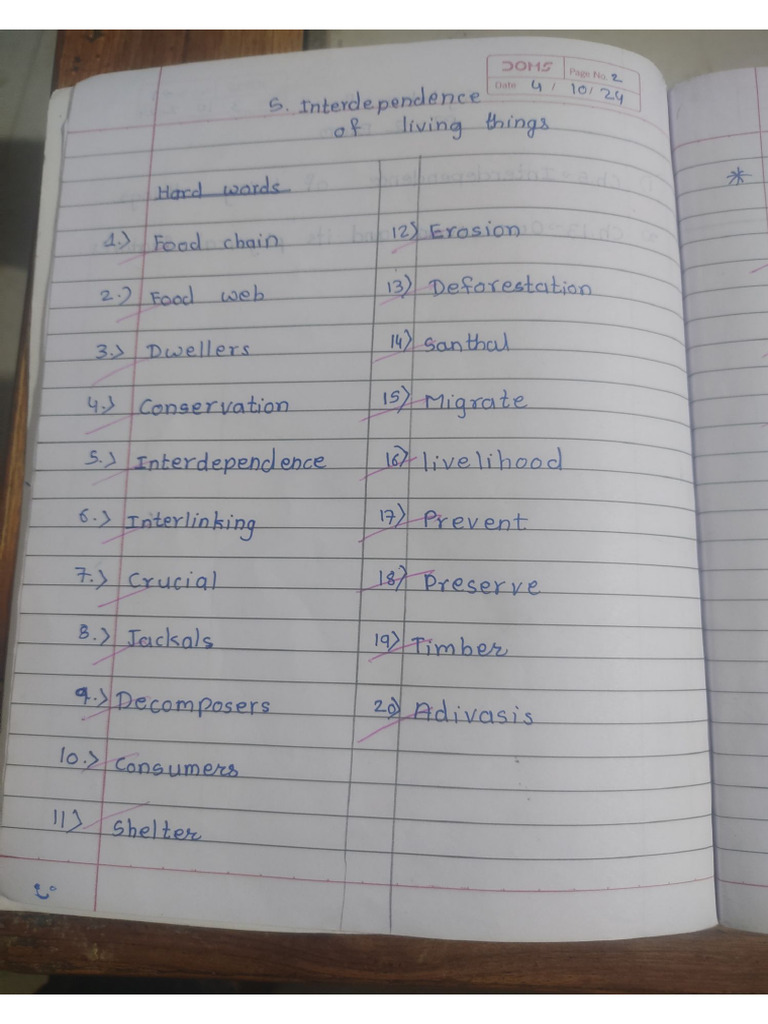 Interdependence of Living Things | PDF