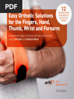 Orfit Product Catalogue Overview | PDF | Hand