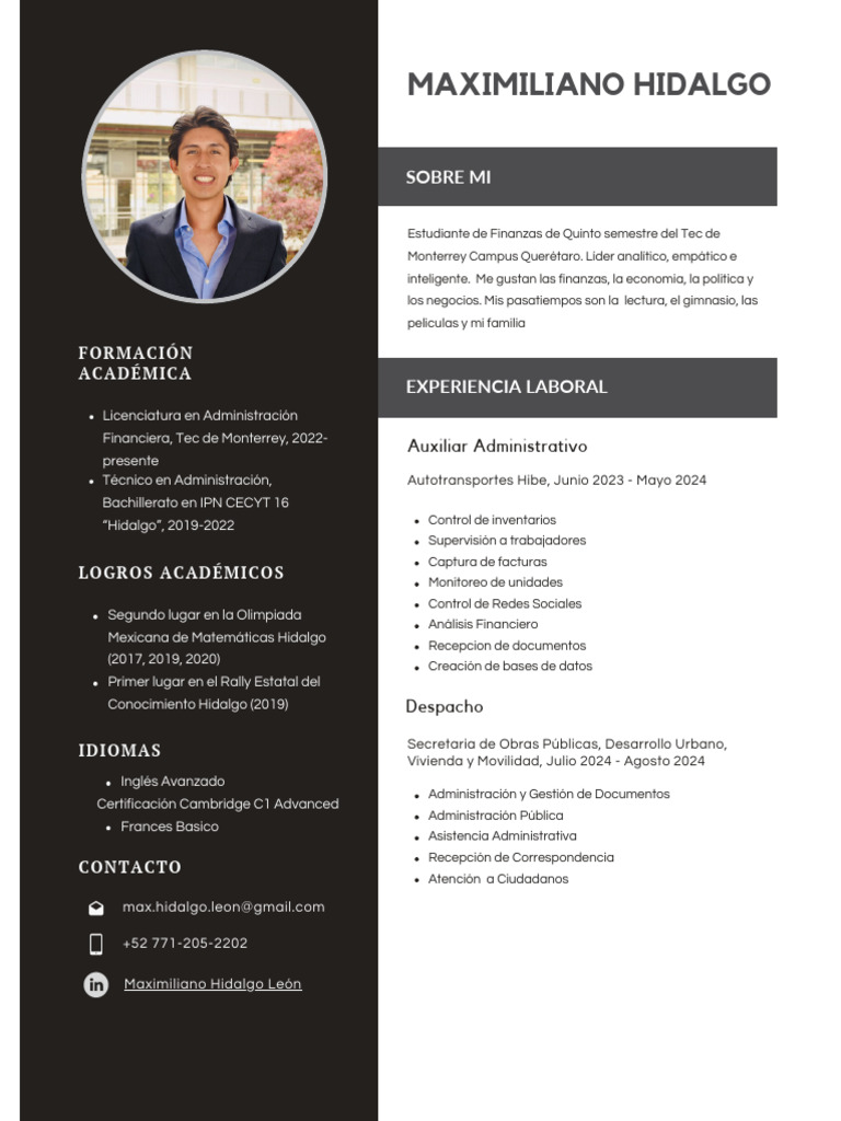 Curriculum Vitae Max | PDF