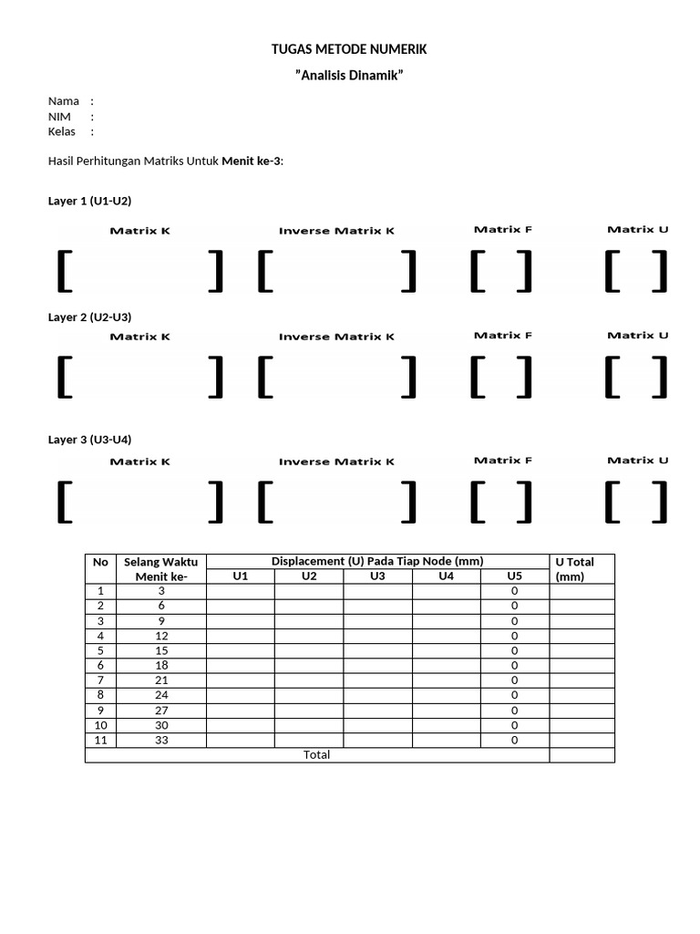 Format Tugas Metode Numerik Pdf