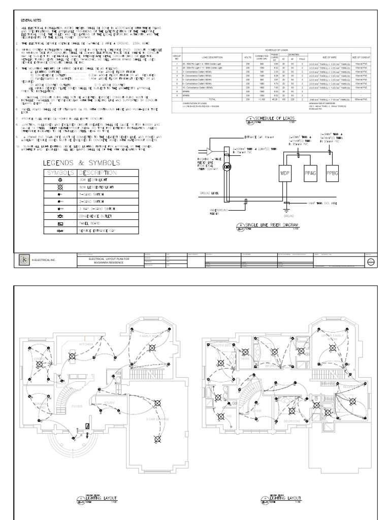 Electrical Plan Layout | PDF | Room