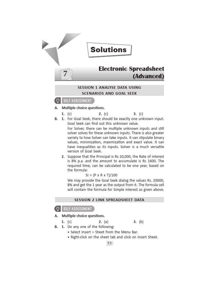 Spreadsheet Scenarios Macros Guide Pdf Spreadsheet Macro