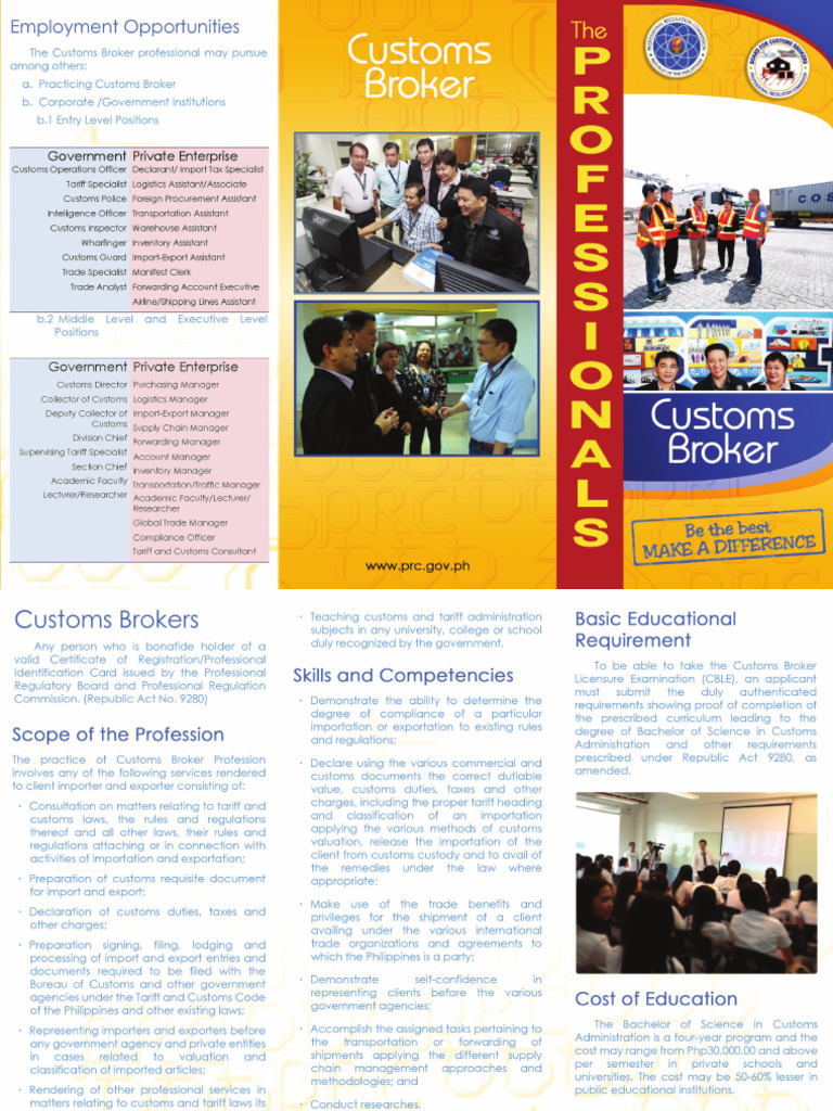 Customs Broker PRIMER | PDF