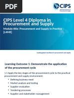 Cips Procurement Cycle Overview by Tim Young Fcips | PDF | Procurement ...