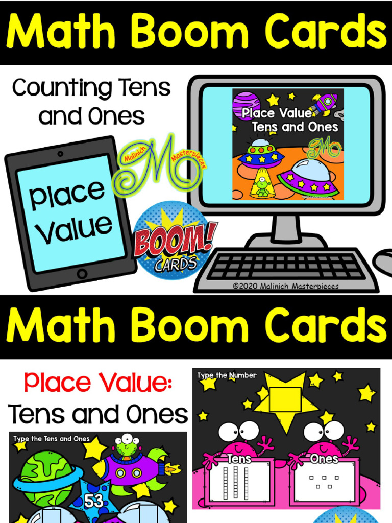 PlaceValueBoomCardsCountingTensandOnesFREEBIE 1 | PDF