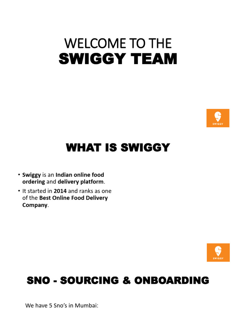 Swiggy Updated Training Module (2) | PDF