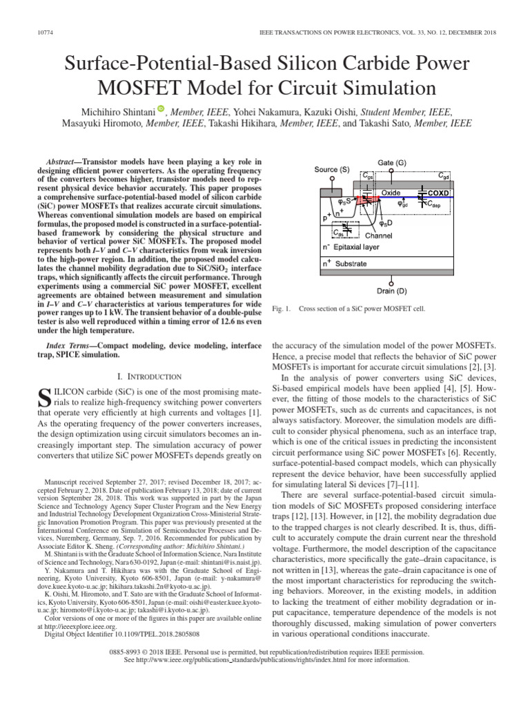 Surface-Potential-Based_Silicon_Carbide_Power_MOSFET_Model_for_Circuit_Simulation | PDF