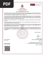 Format Service Certificate Central Govt | PDF