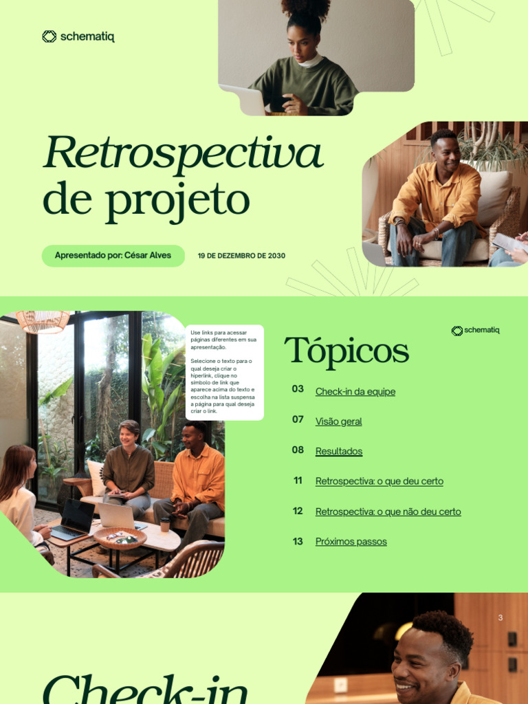 Retrospectiva do Projeto Schematiq | PDF