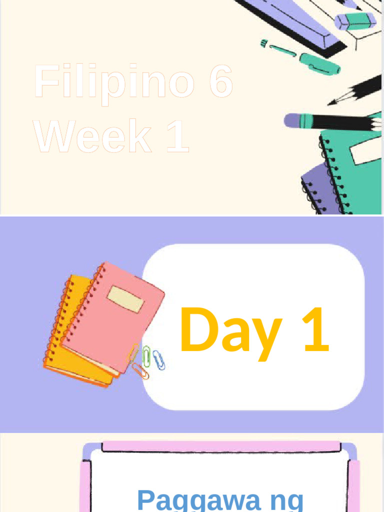 Fil6 q4 Week1 Melc | PDF