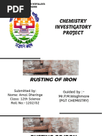 Iron Rusting Chemical Equation Explained | PDF | Rust | Redox