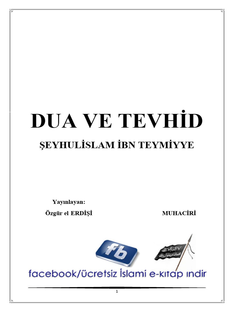 DUA VE TEVH%C4%B0D | PDF
