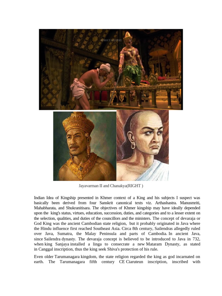 Chanakya and DEVARAJA The Royal Cult | PDF