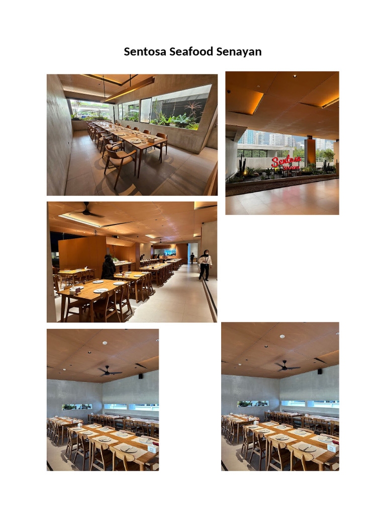 Sentosa Seafood Senayan | PDF