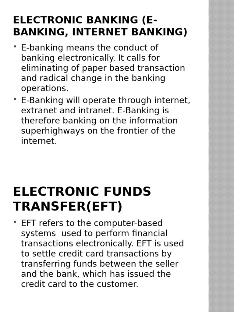 e-banking | PDF | Credit Card | Banks