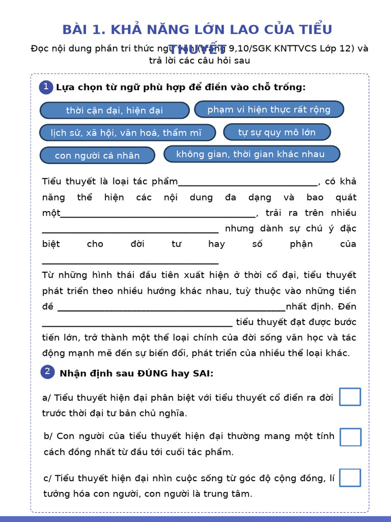 Pht.k12.Kntt.b1 - Tri TH C NG Văn | PDF