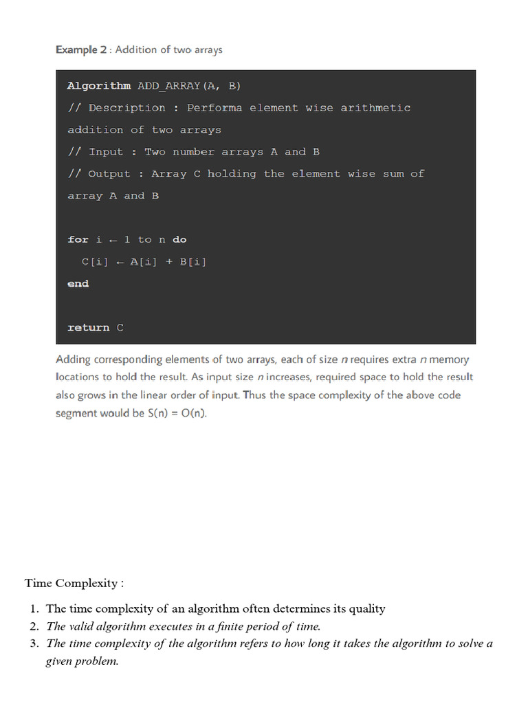 Understanding Algorithm Time Complexity | PDF