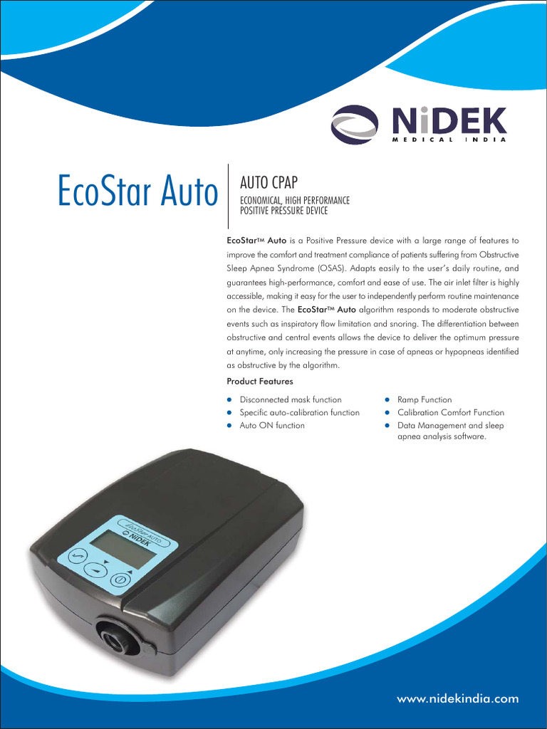 CPAP EcoStar | PDF