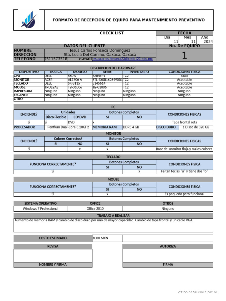 Borrador 1 | PDF | Hardware de la computadora | Software