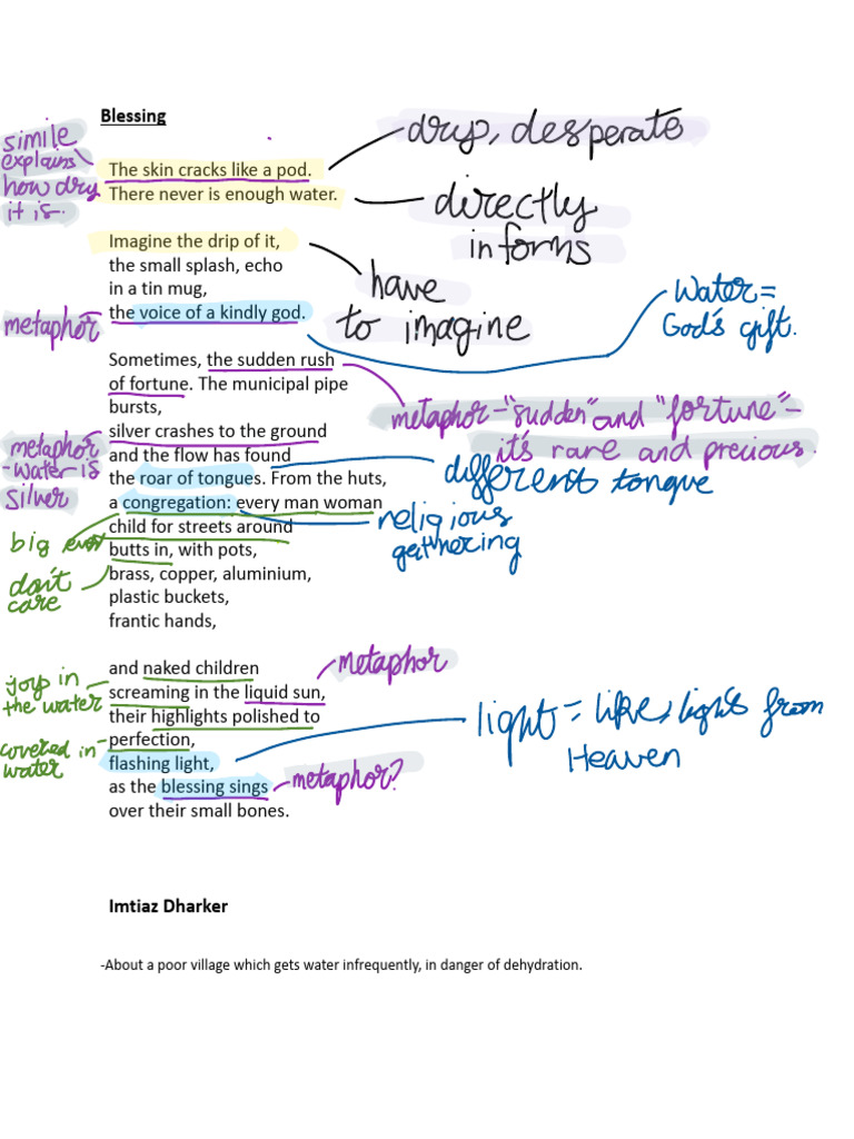 Blessing - Poem Edited | PDF