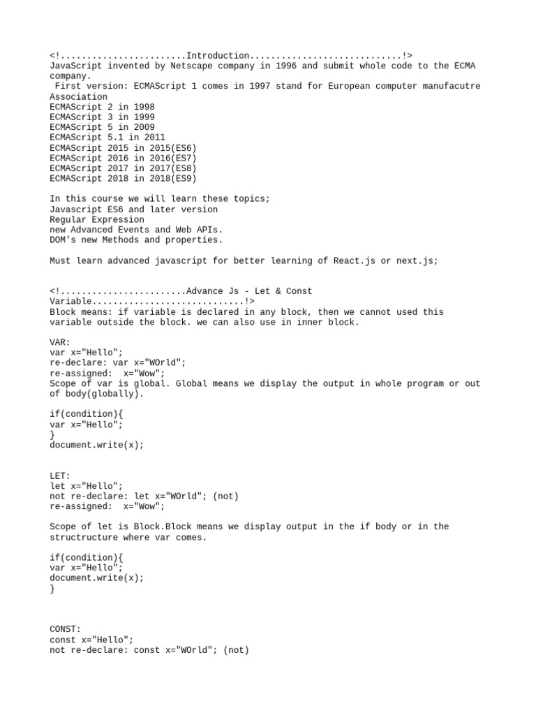 Advanced Js | PDF | Class (Computer Programming) | Ajax (Programming) Advanced Js | PDF | Class (Computer Programming) | Ajax (Programming)