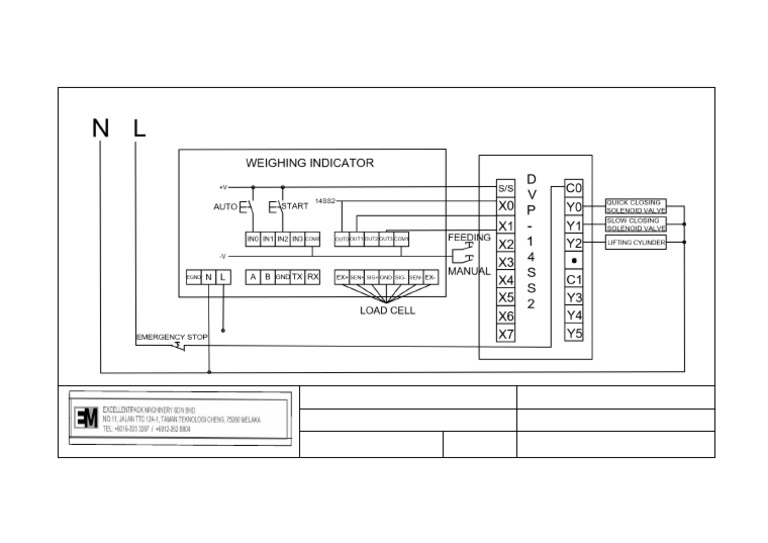 Filling Machine Electric Diagram | PDF