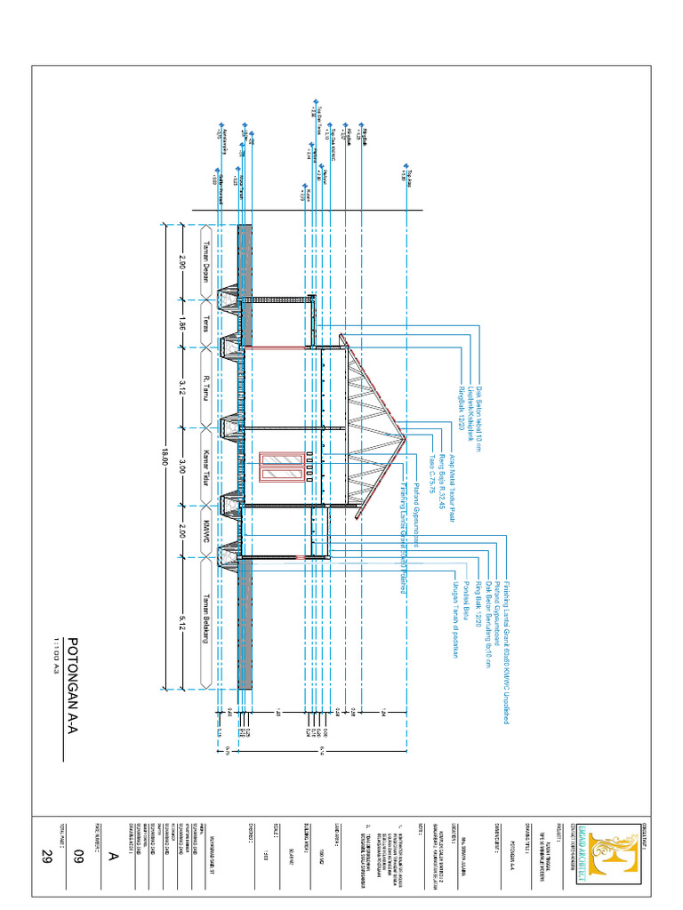 9. POTONGAN A-A | PDF