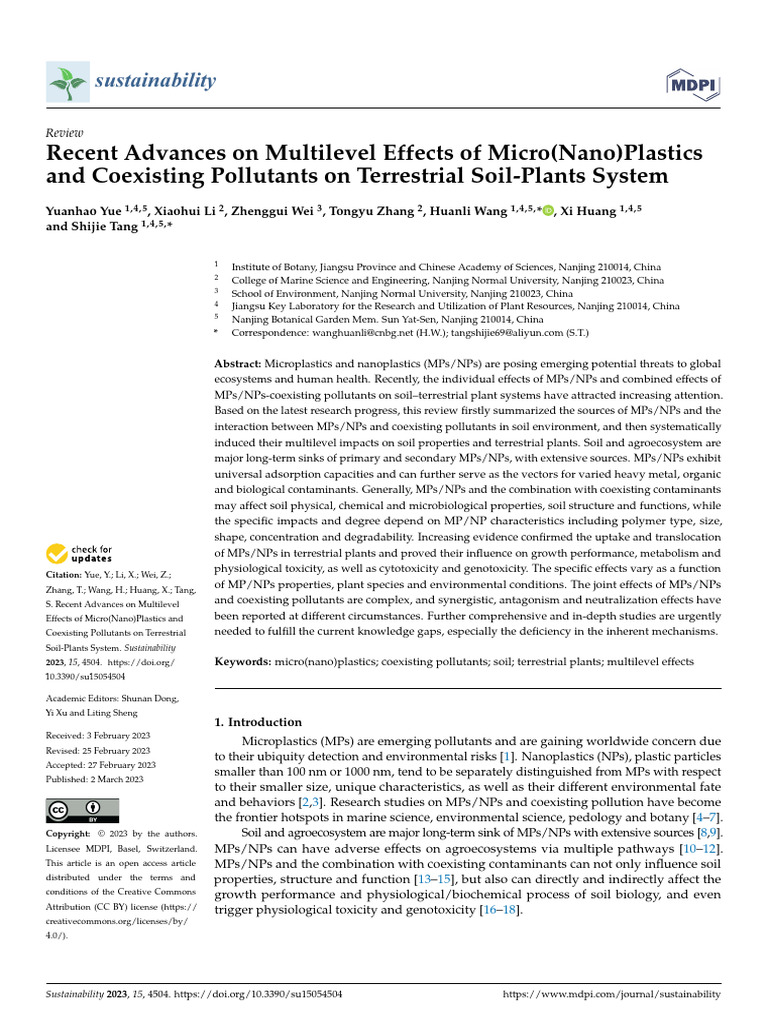 Recent Advances On Multilevel Effects of MicroNano | PDF | Soil | Porosity