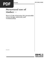 Design of Timber To BS 5268 | PDF | Buckling | Lumber