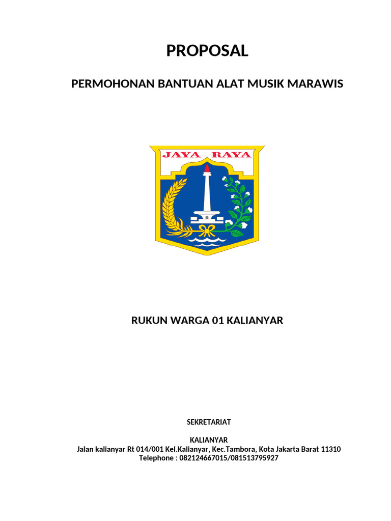 Proposal-Marawis 2025 | PDF