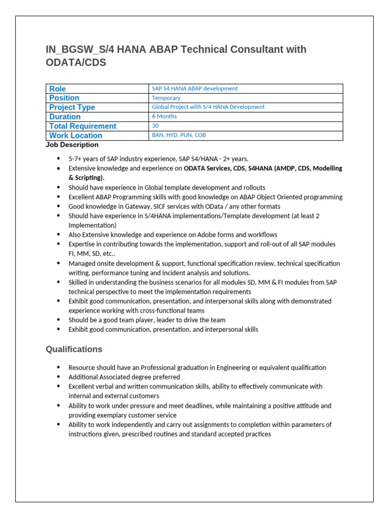Sap Abap On Hana - Workflow - 11 | PDF