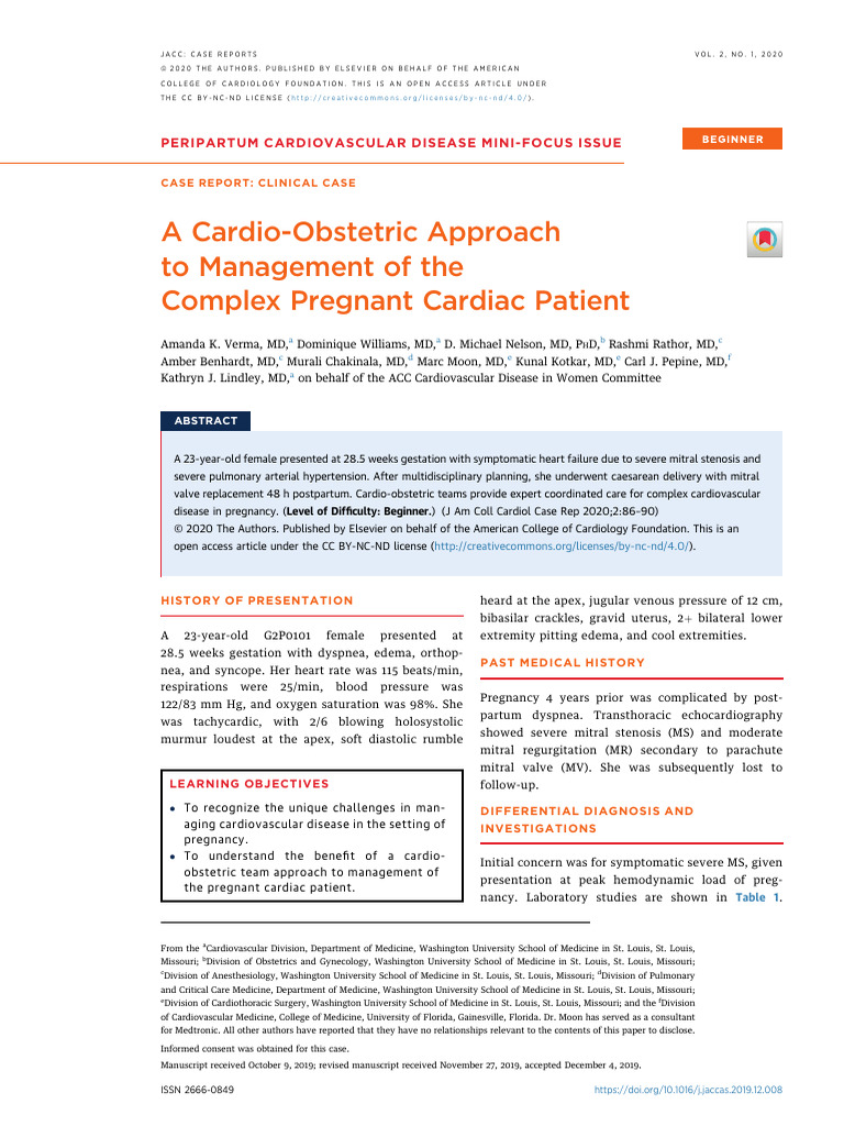 Cardio-Obstetric Care in Pregnancy | PDF | Heart | Cardiology