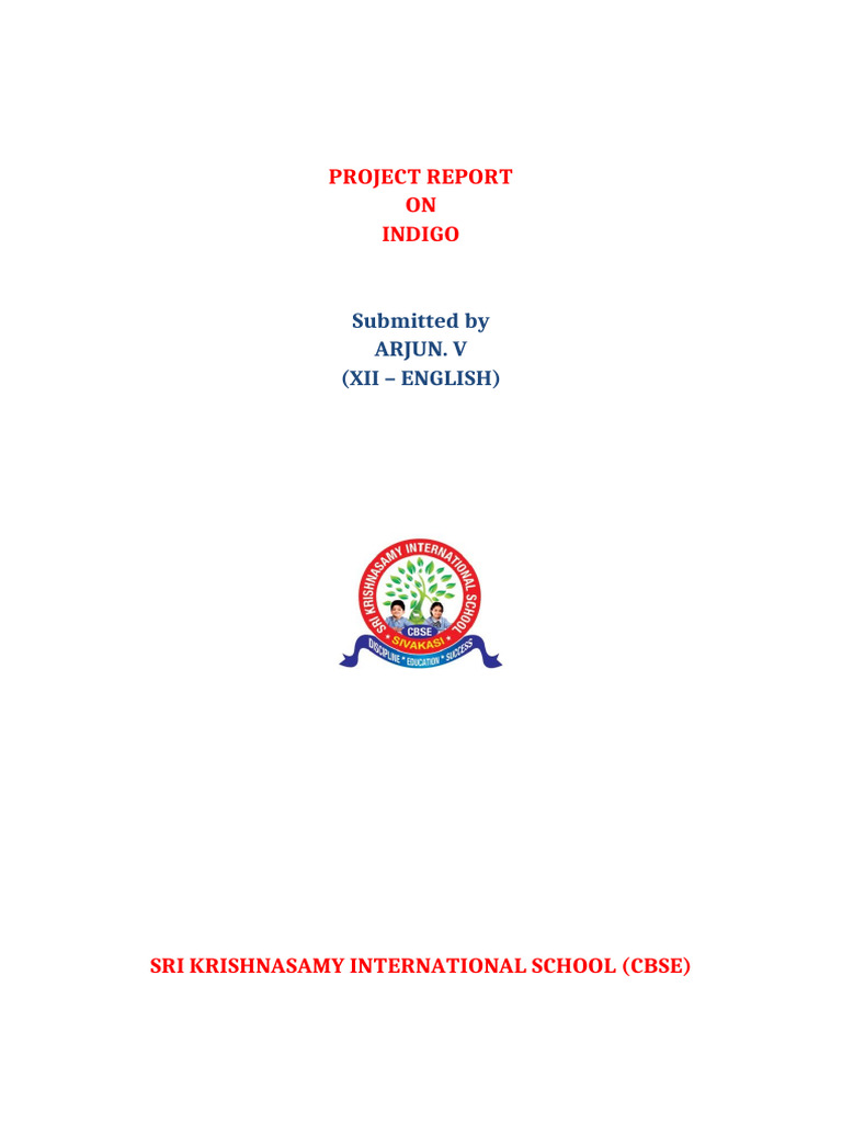 Xii. Eng. Project Front Page, Certificate & Acknowledgement | PDF