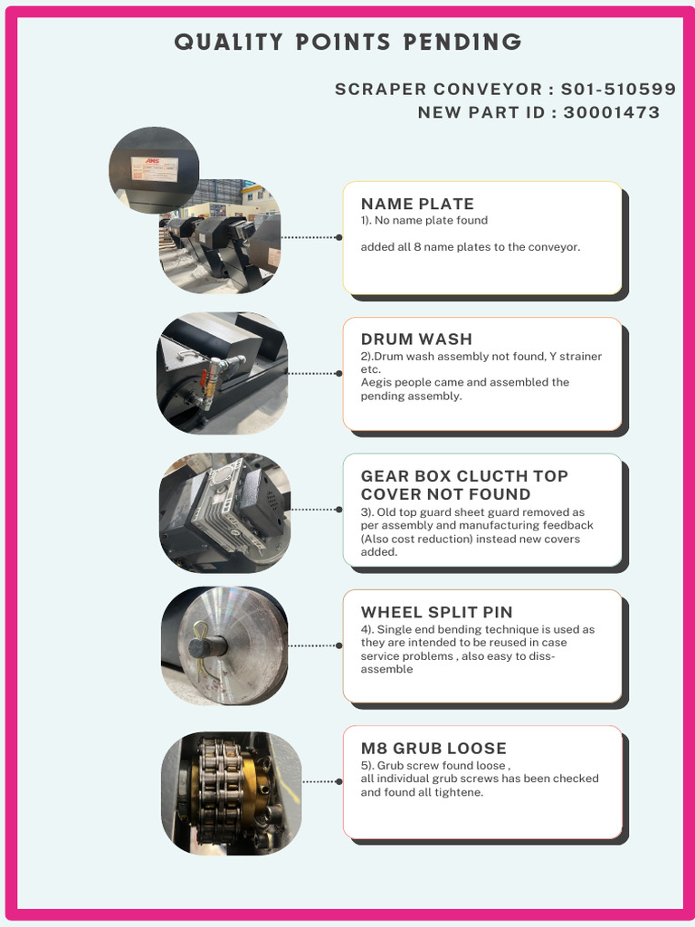 Conveyor Quality Points | PDF