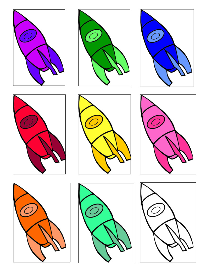 "Rocket Ship" Cards | PDF
