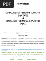 ICH Q3C (R9) Guideline on Solvents | PDF | Toxicity | Solvent